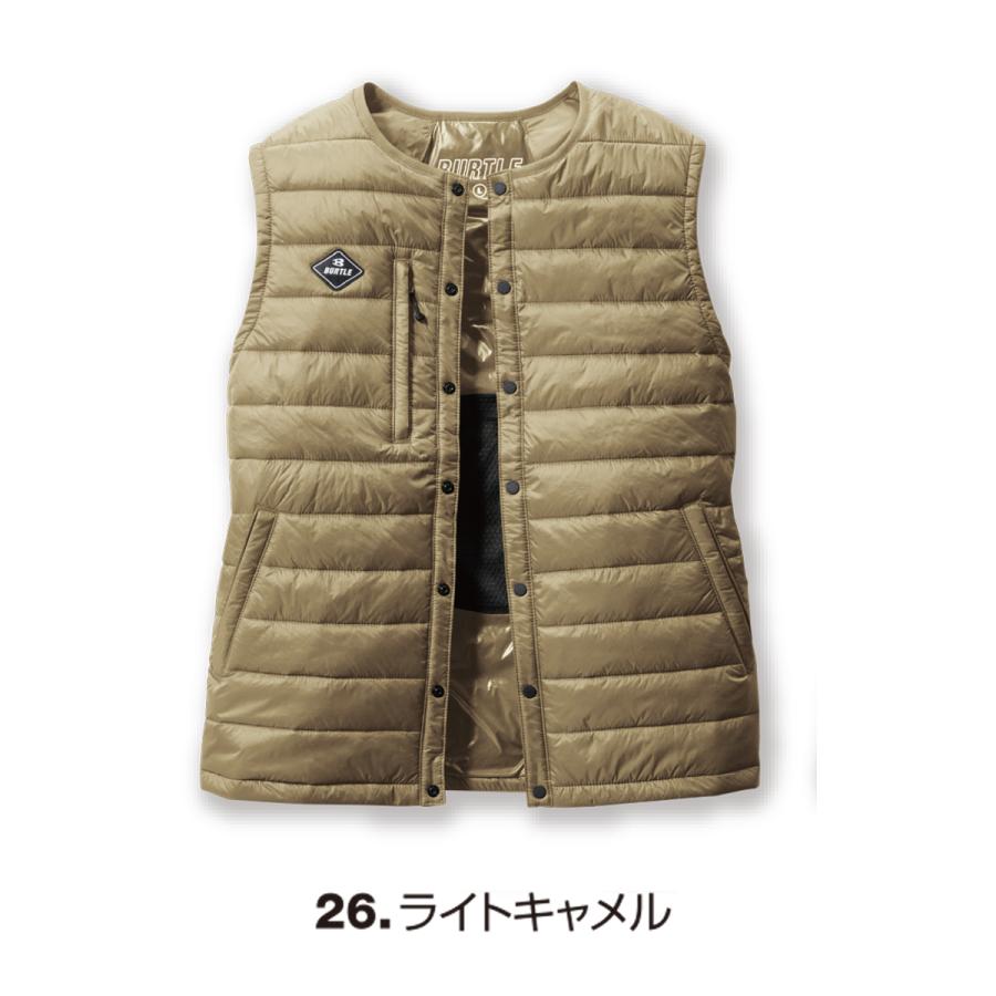 BURTLE バートル 新作 防寒着 XXL 大きいサイズ ダウンベスト サーモクラフト 防寒 軽量 アウター ライトダウン 軽防寒 2023年 服のみ 3254 : ワークルYahoo!店 ...