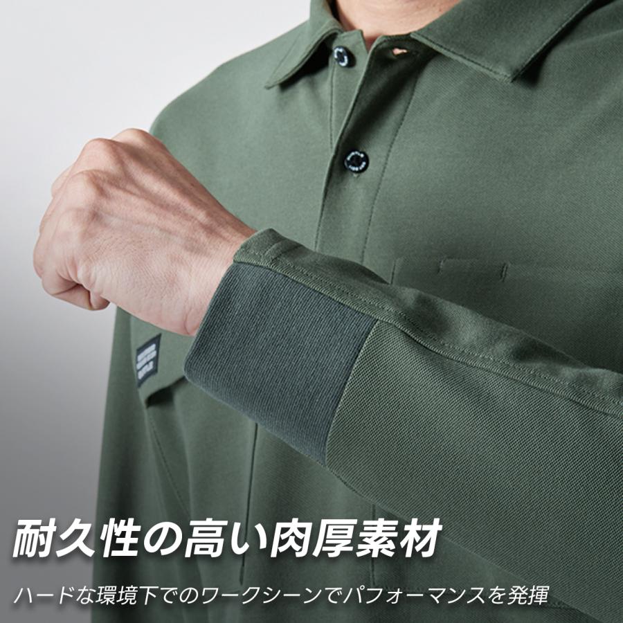 BURTLE（バートル） 2025年 春夏 長袖ポロシャツ 515 ヘビーウェイト 作業着 作業服 鹿の子 ストレッチ 吸水速乾 消臭 4L〜5L : ワークルYahoo!店 - 通販 ...
