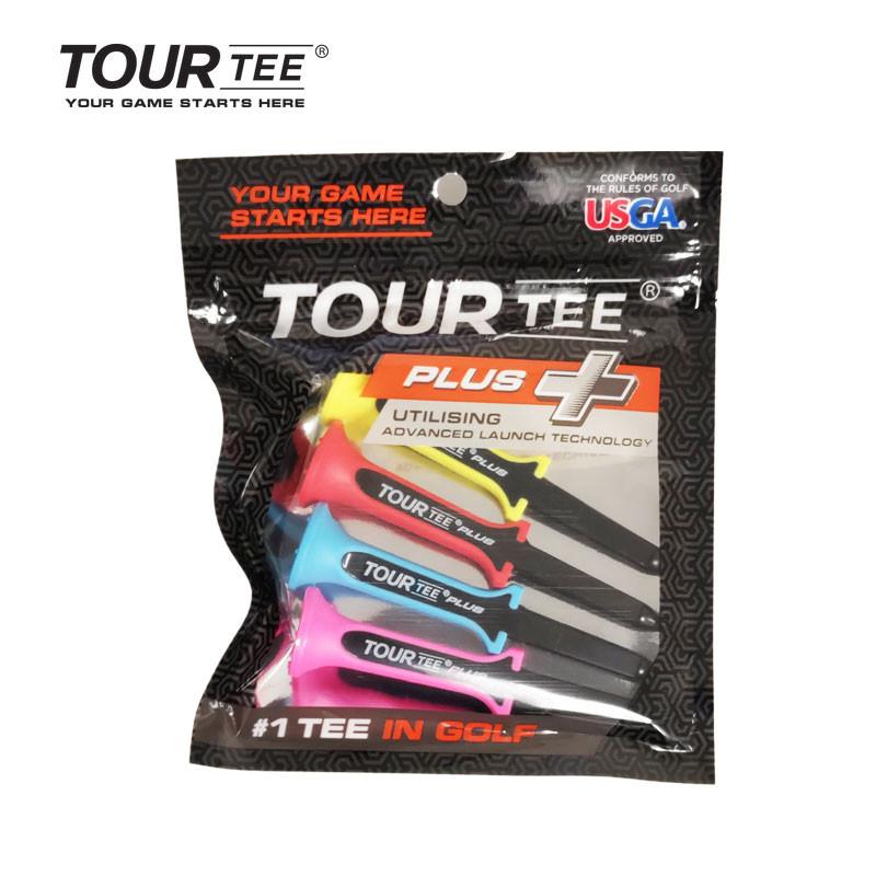 ツアーティー プラス TOUR TEE PLUS ＋ ( 段付き80mm 4本入り ) 段上45mm/ USGA R＆Aルール適合 ゴルフ ...
