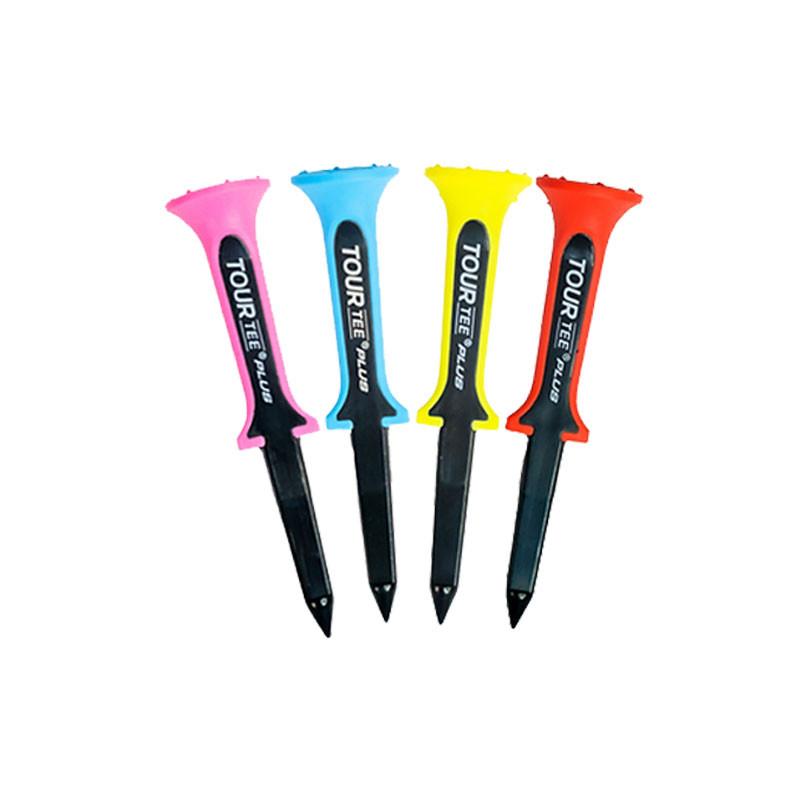 ツアーティー プラス TOUR TEE PLUS ＋ ( 段付き80mm 4本入り ) 段上45mm/ USGA R＆Aルール適合 ゴルフ ...