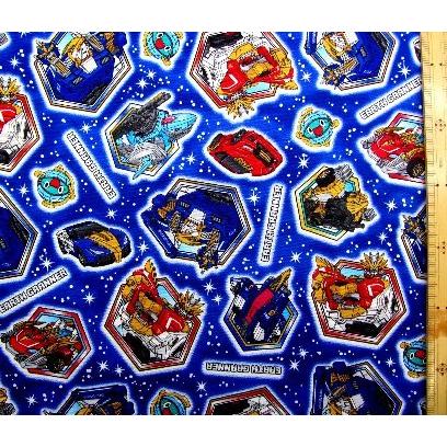 キャラクター 生地 トミカ絆合体 アースグランナー（ 紺 ) 柄番号1 （ 2020 - 2021 オックス 綿100％ 生地幅−約108cm G-6087-1A-kk-6470 : 手芸の ...