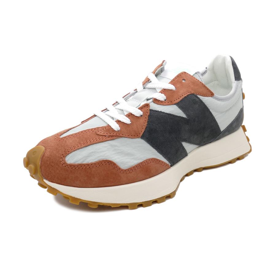New Balance スニーカー ニューバランス NEW BALANCE MS327JC1 グレー/オレンジ MS327-JC1 NB ...