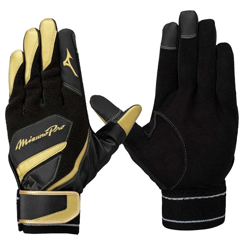 ミズノ MIZUNO ミズノプロ ウォーミンググラブ 両手用 野球 手袋 バッティンググラブ バッテ 防寒 タッチパネル 24AW (1EJET040) : 1ejet040 : ピット ...