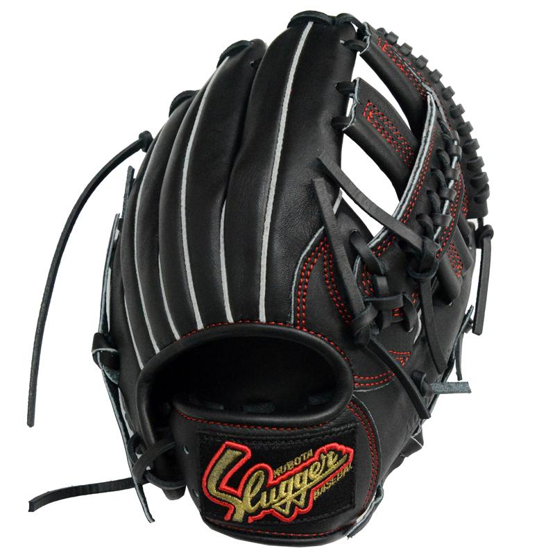 クボタスラッガー SLUGGER 少年軟式オールラウンド用グローブ 低学年〜中学年向け 野球 軟式 グローブ グラブ JR ジュニア (KSN-J2X ブラック) : ksn-j2x-blk ...