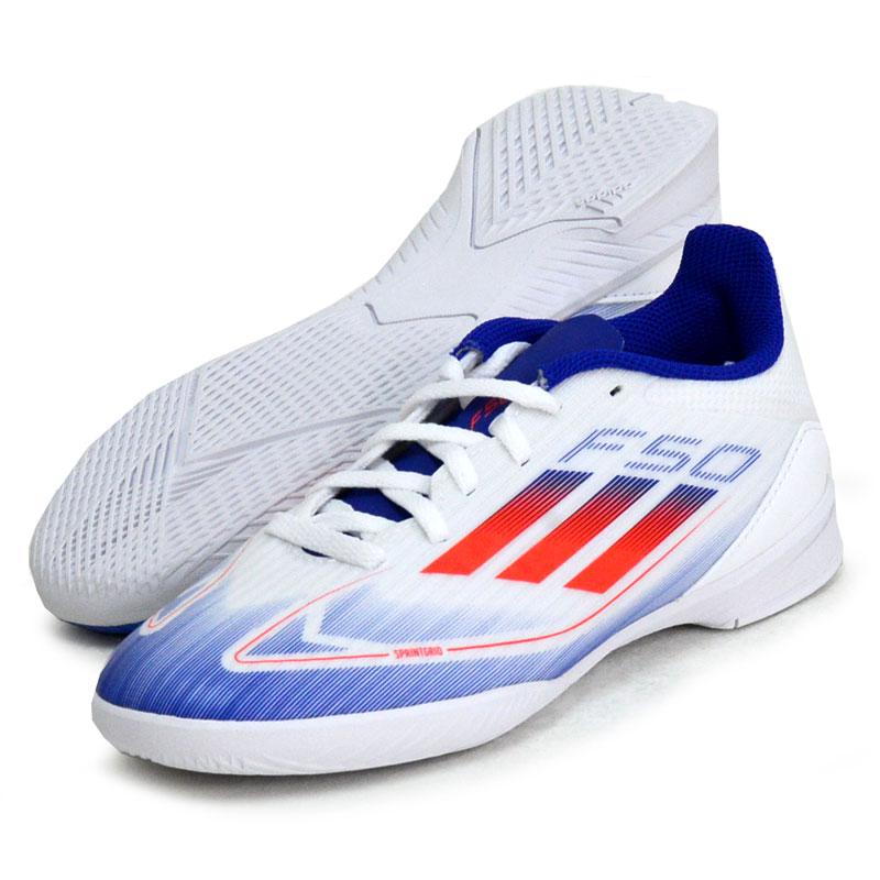 adidas アディダス キッズ F50 LEAGUE IN ジュニア フットサルシューズインドア用 24FW (IF1368) : ピット ...