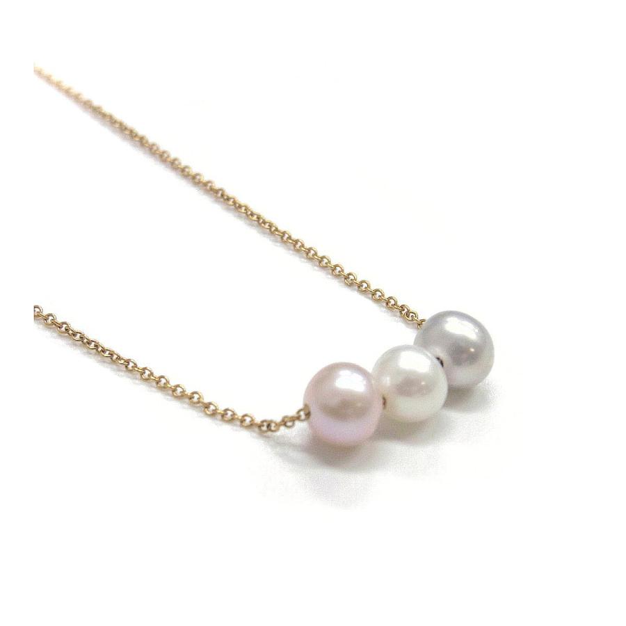 淡水真珠 3連パールネックレス 6-7mm オフラウンド 14KGF ピンク ホワイト グレー アジャスター付き : freshwaterpearl-triple-necklace-6-7mm ...