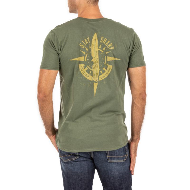 5.11 Tactical ファイブイレブン タクティカル Tシャツ STAY SHARP SS TEE MILITARY GREEN : PKウェーブ - 通販 - Yahoo!ショッピング