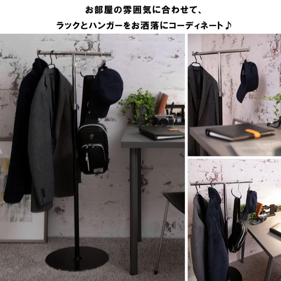 タマトシ ハンガーラック 業務用 頑丈 組立式 スリム T字 クロームメッキ : s-b01lxox6f3-20241104 : ポケットラボ - 通販 - Yahoo!ショッピング