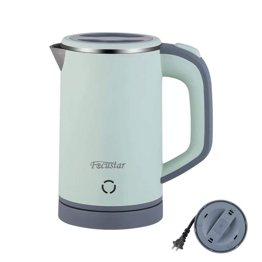 Focustar 電気ケトル ポータブル 0.8L 電気ポット ケトル 快速沸騰 沸騰後自動OFF 空焚き防止 蓋取り外し可能 湯沸かしケトル 小型 : ポケットラボ - 通販 - Yahoo ...