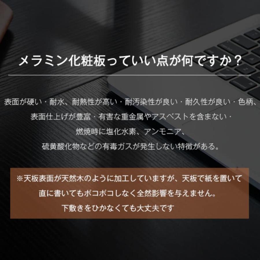 オーエスジェイ(OSJ) デスク パソコンデスク ブラウン 広い スペース シンプル 極簡易デスク 組み立て簡単 幅120×奥行60×高さ73cm つ : ポケットラボ - 通販 ...