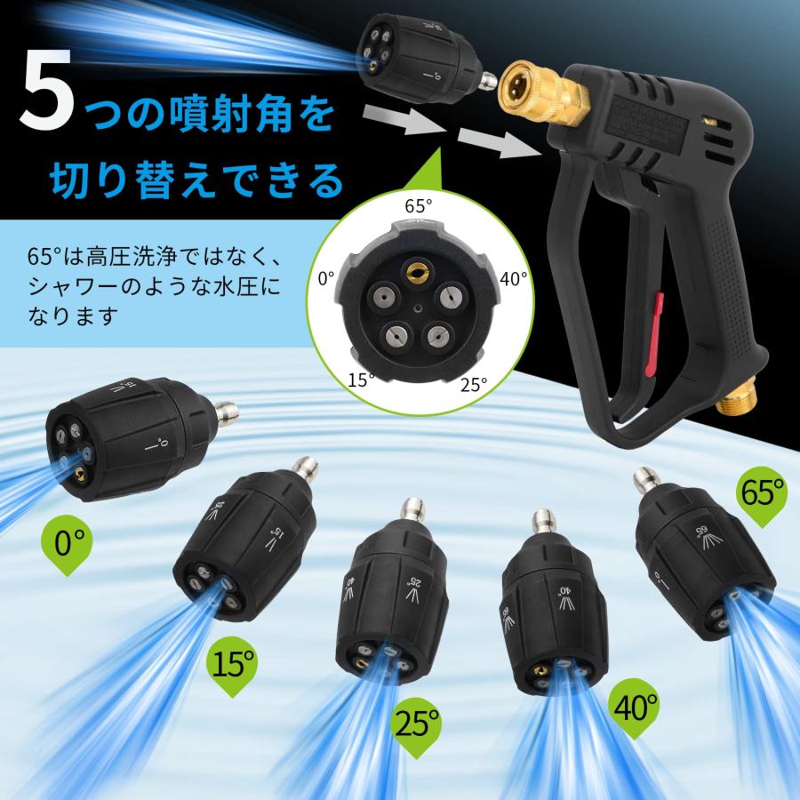 ankon 真鍮 ケルヒャーショートガン 高圧洗浄ショートガン ショートガン 高圧洗浄機ショートガン ケルヒャーノズル ケルヒャー（Karcher）K : ポケットラボ - 通販 ...