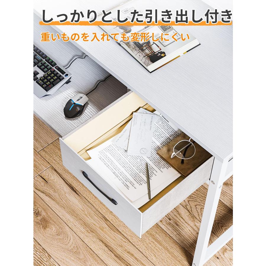 ODK パソコンデスク キーボードスライダー付き 幅120cm ゲーミングデスク 机 pcデスク 引き出し2杯付き 3段階モニター台付き おしゃれ 省 : ポケットラボ - 通販 ...