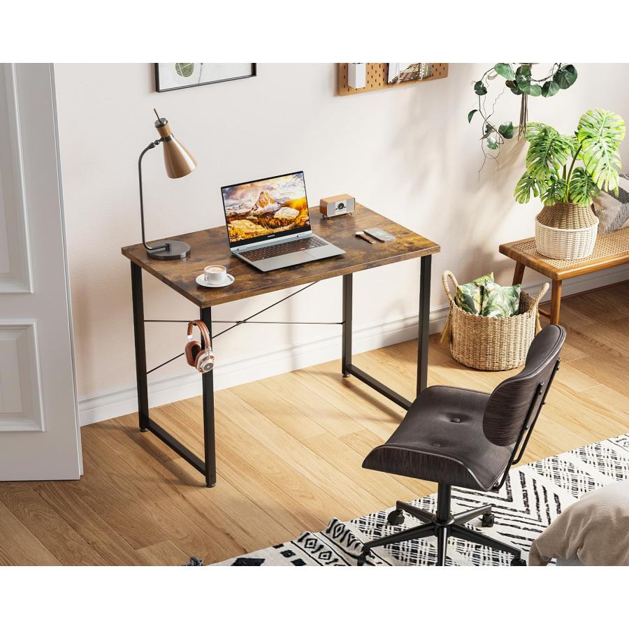 ODK デスク 机 pcデスク 幅80cm ゲーミングデスク パソコンデスク シンプルデスク ?子 小さい computer desk 学習机 コンパ : ポケットラボ - 通販 ...