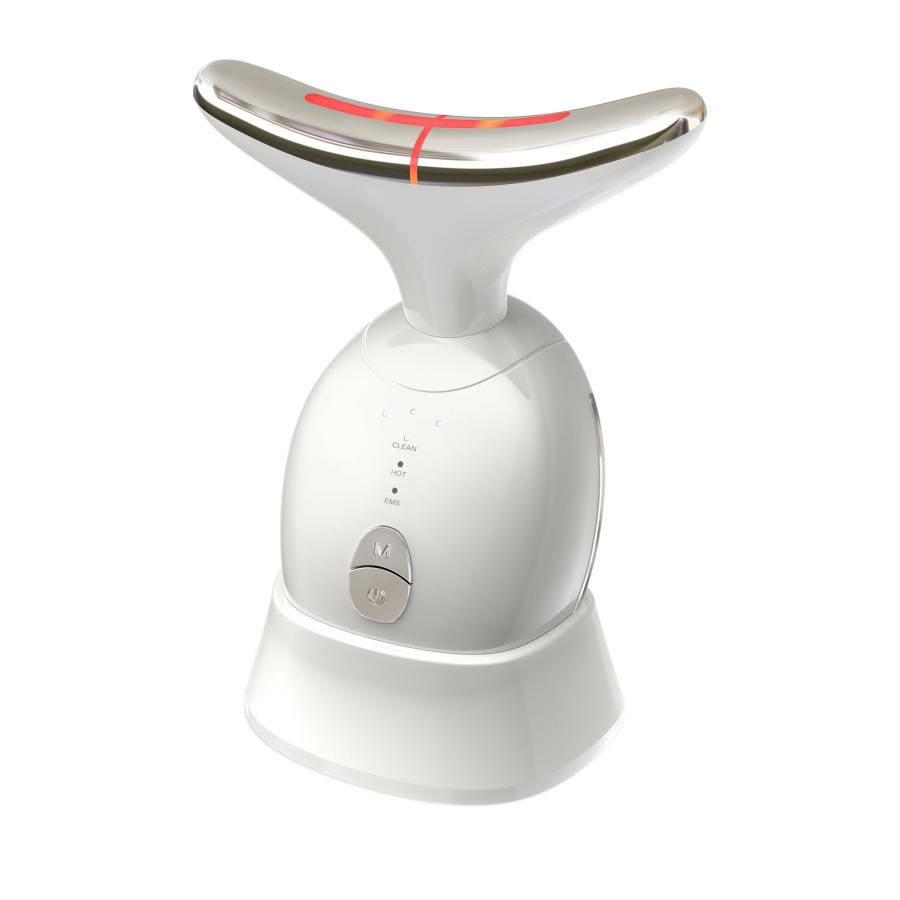 Kiboer 美顔器 1台8役 EMS 美顔ローラー かっさ 電動 温感 イオン導入 導出 光エステ 振動エステ 美容家電 三のモード グッズ 男女兼 : ポケットラボ - 通販 ...