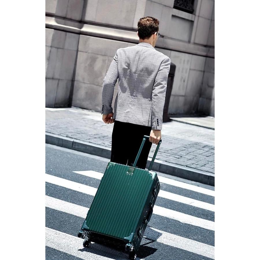 [Yuweijie] スーツケース アルミフレーム キャリー ケース機内持ち込み 預け入れスーツケース 大型トロリーケース 軽量キャリーバッグ 静音ダ : ポケットラボ - 通販 ...