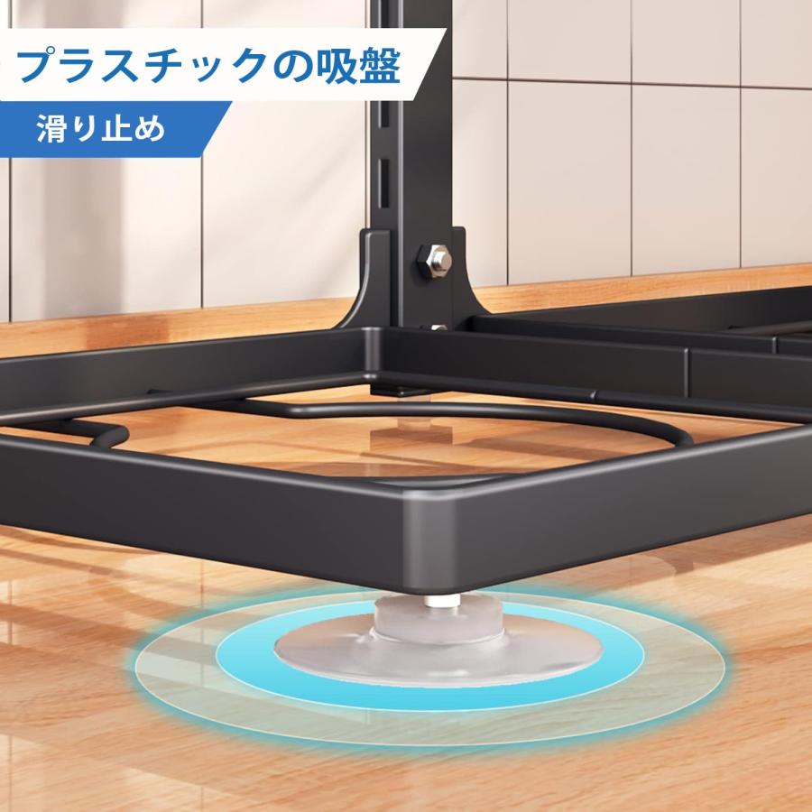 HASONA フライパンスタンド 【2024新型】 フライパンラック 6段 縦置 鍋 フライパン 収納 スタンド 高さ調整可能 省スペース 頑丈 耐荷 : ポケットラボ - 通販 ...