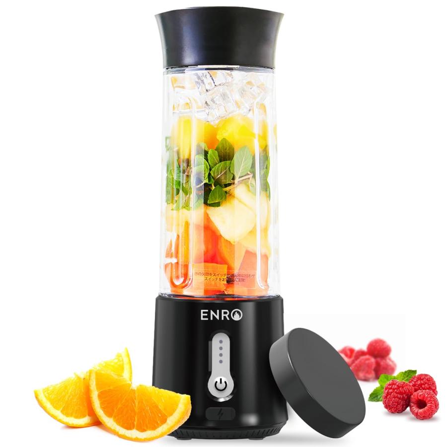 ENRO コードレスミキサー ブレンダー 30秒で美味しいスムージー完成 (ブラック) : ポケットラボ - 通販 - Yahoo!ショッピング