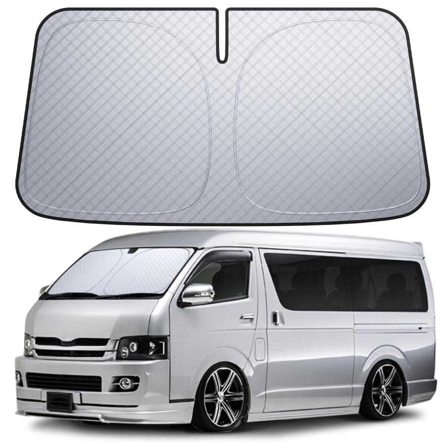 【6層断熱素材】 Lamicall トヨタ ハイエース 200系 ワイドボディ フロントガラス サンシェード: 車サンシェード 日除け 車 クルマ フ : ポケットラボ - 通販 ...