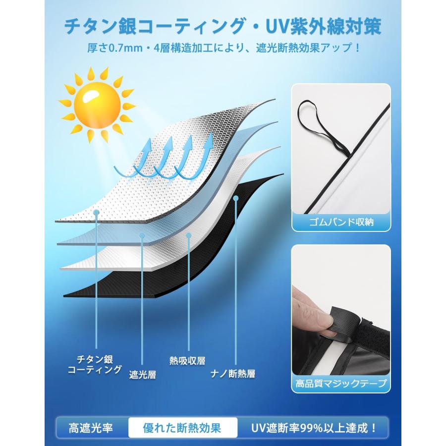 AUTO SPEC トヨタ ランドクルーザー250 に適用 フロント サンシェード 車用 遮光フロントシェイド ランクル250 PRAD : ポケットラボ - 通販 - Yahoo!ショッピング