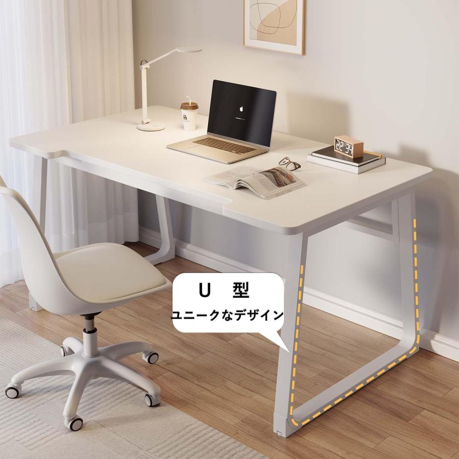 PQNLXLN 北欧 U型 デスク パソコンデスク 幅80cm 幅100cm 奥行50cm 組立簡単 シンプル ワークデスク PC作業台 在宅勤務 リ : s-b0dj4pwn38 ...