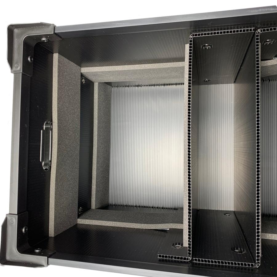 プラダンケース Roland REAC W100S-RSCHILL ( シル 製) GT310が2台収納 緩衝材入りケーブルリール用 ...