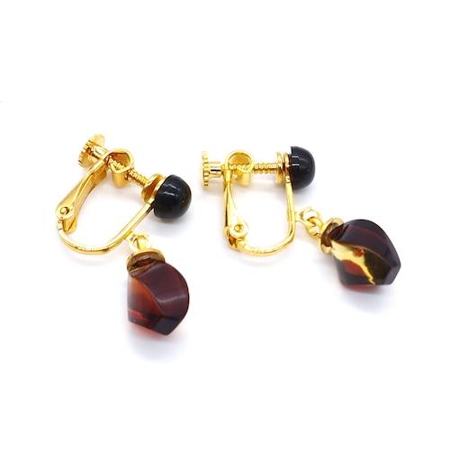 べっ甲 バラフ 2カラー イヤリング デザインカット (E-065) : なにわべっ甲プラージュ - 通販 - Yahoo!ショッピング