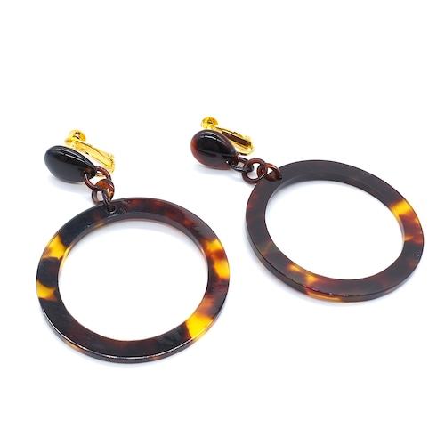 べっ甲 バラフ ぶら下がり 輪っか イヤリング (E-069) : なにわべっ甲プラージュ - 通販 - Yahoo!ショッピング