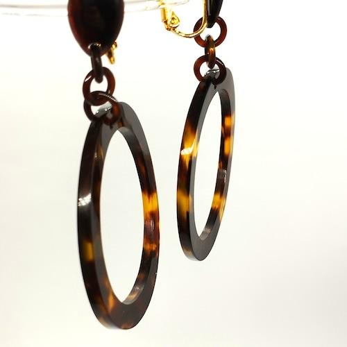 べっ甲 バラフ ぶら下がり 輪っか イヤリング (E-069) : なにわべっ甲プラージュ - 通販 - Yahoo!ショッピング