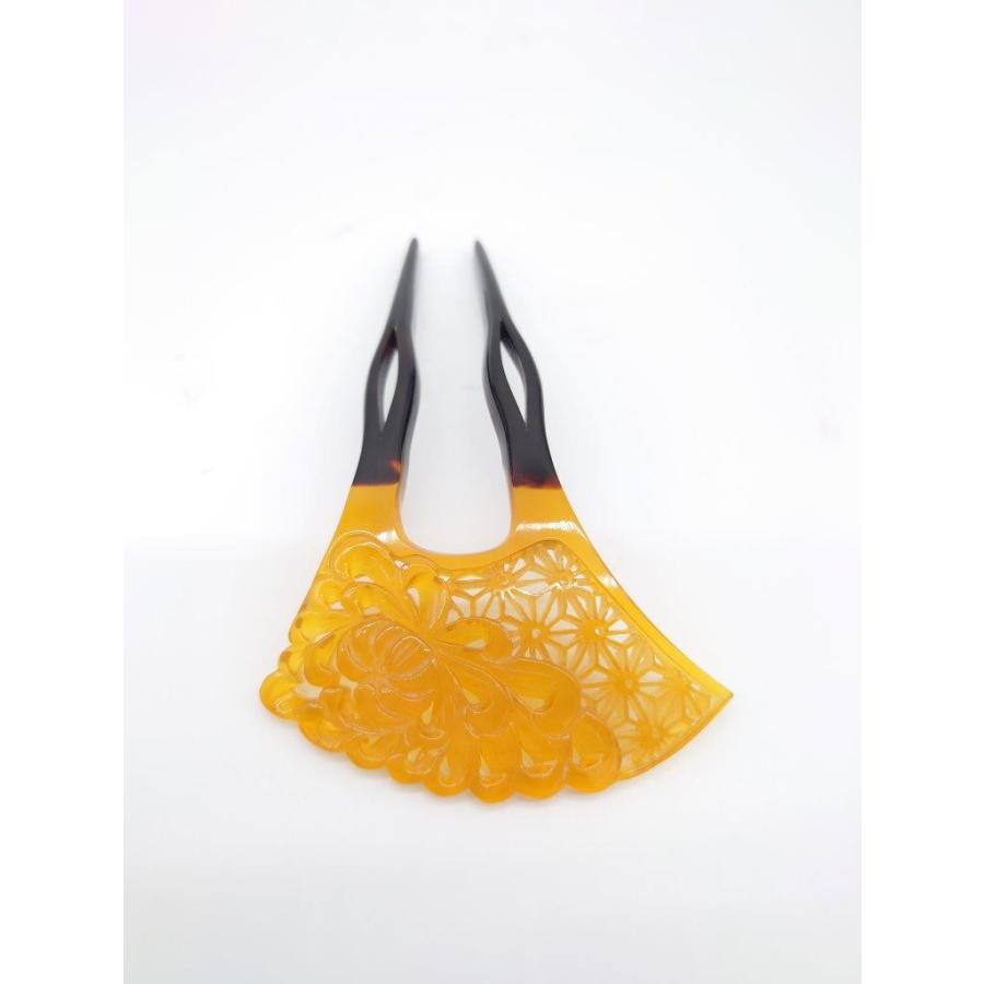 本べっ甲かんざし（K-003） : なにわべっ甲プラージュ - 通販 - Yahoo!ショッピング