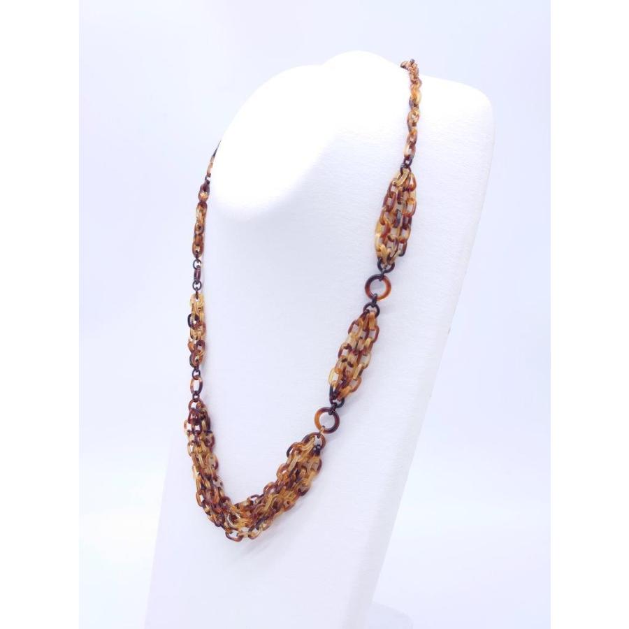 本べっ甲 ネックレス（N-025) :N-025:なにわべっ甲プラージュ - 通販 - Yahoo!ショッピング