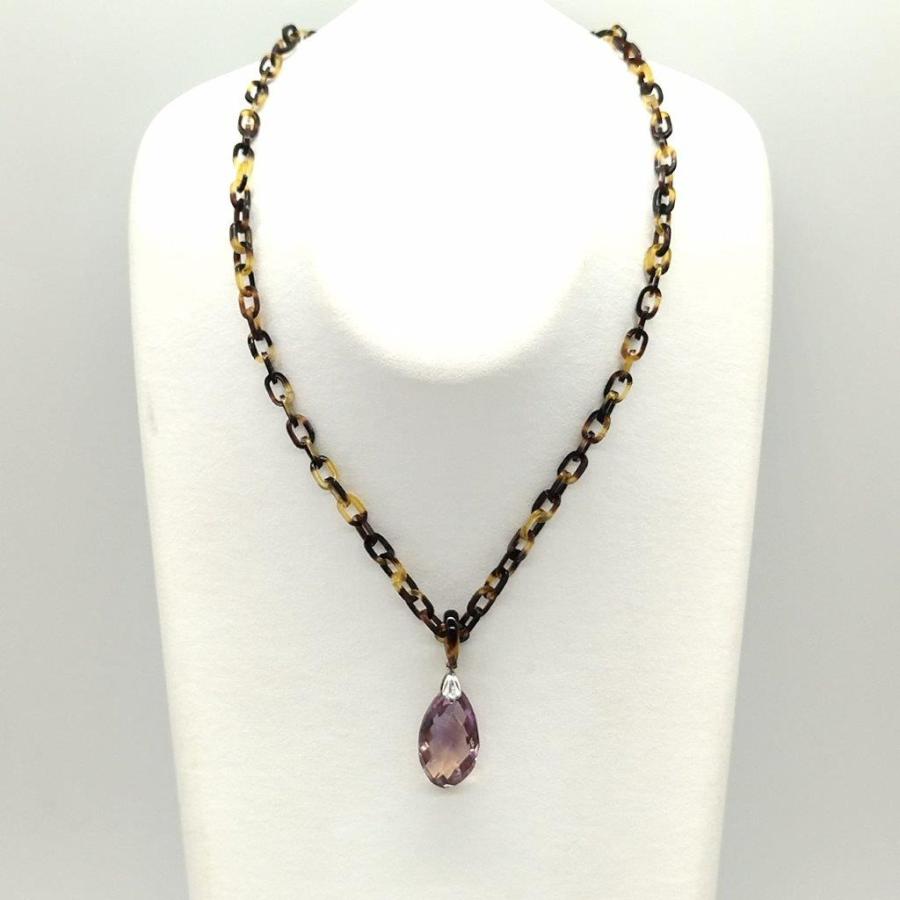 本べっ甲 ネックレス（N-075) : なにわべっ甲プラージュ - 通販 - Yahoo!ショッピング