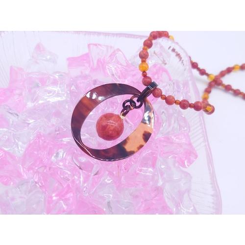 本べっ甲 ネックレス ロングタイプ アフリカサンゴ 丸玉 オーバル 一点もの 天然素材 本物 (N-222) : なにわべっ甲プラージュ - 通販 - Yahoo!ショッピング