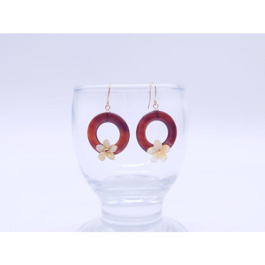 本べっ甲ピアス（Pi-030） : なにわべっ甲プラージュ - 通販 - Yahoo!ショッピング