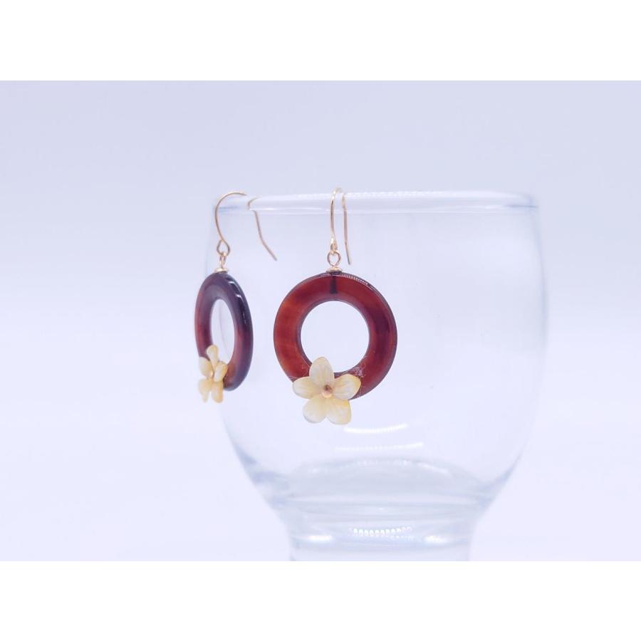 本べっ甲ピアス（Pi-030） : なにわべっ甲プラージュ - 通販 - Yahoo!ショッピング