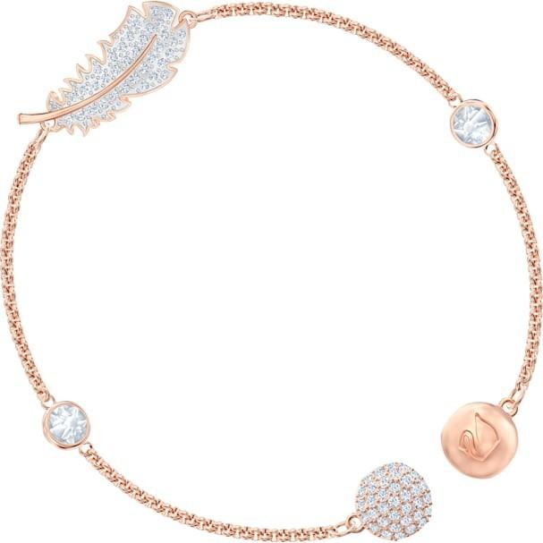 SWAROVSKI スワロフスキー Swarovski Remix Collection Feather Strand ブレスレット L ...