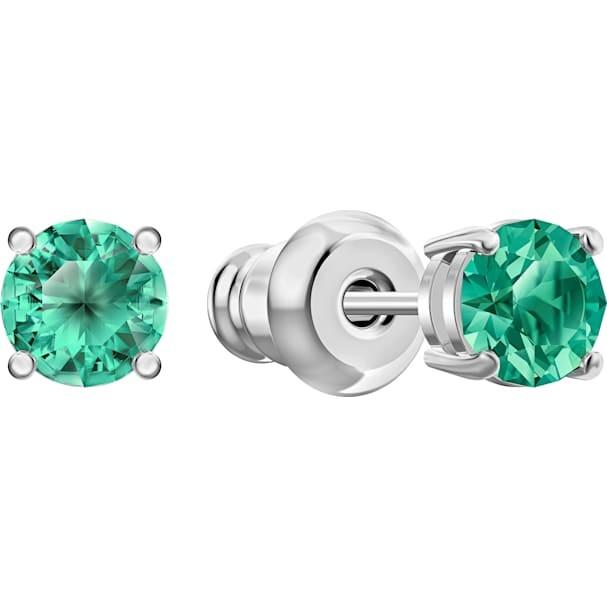 スワロフスキー Swarovski ネックレス ピアス SPARKLING DANCE ROUND セット グリーン 5516965 : ...