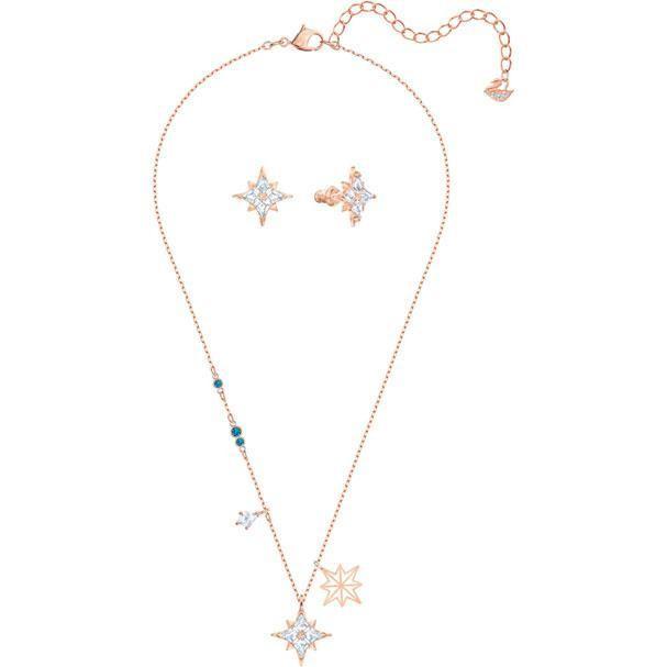 スワロフスキー Swarovski Swarovski Symbolic Star セット ローズゴールド ネックレス ピアス 5517178 ...