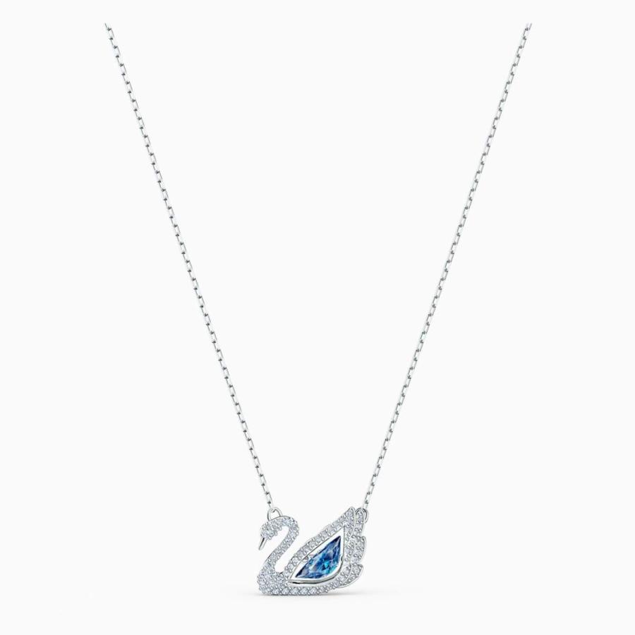 SWAROVSKI スワロフスキー Swarovski Dancing Swan ネックレス ブルー 5533397 : スワロフスキー通販 ...