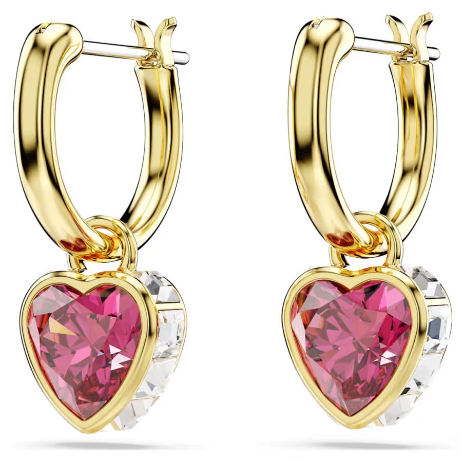 SWAROVSKI スワロフスキー Swarovski レッド Chroma ドロップピアス, ハート 5684760 : スワロフスキー通販 ...