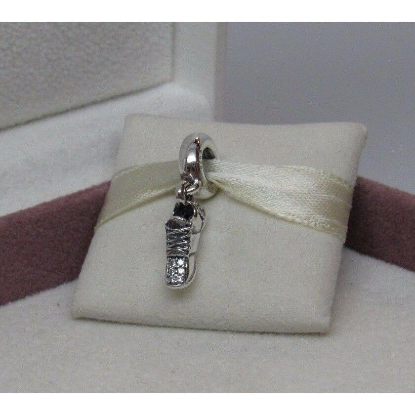 PANDORA Pandora パンドラ チャーム Running Shoe w/ CZ's Dangle Charm 靴 シューズ ...