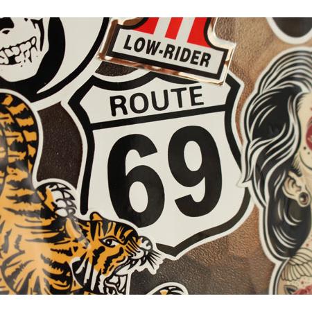 ステッカー ジョーク アメリカン 車 バイク かっこいい おしゃれ スーツケース キャンプ アウトドア ギター スケボー 面白い ROUTE69 : U.S.JUNKYARD - 通販 ...