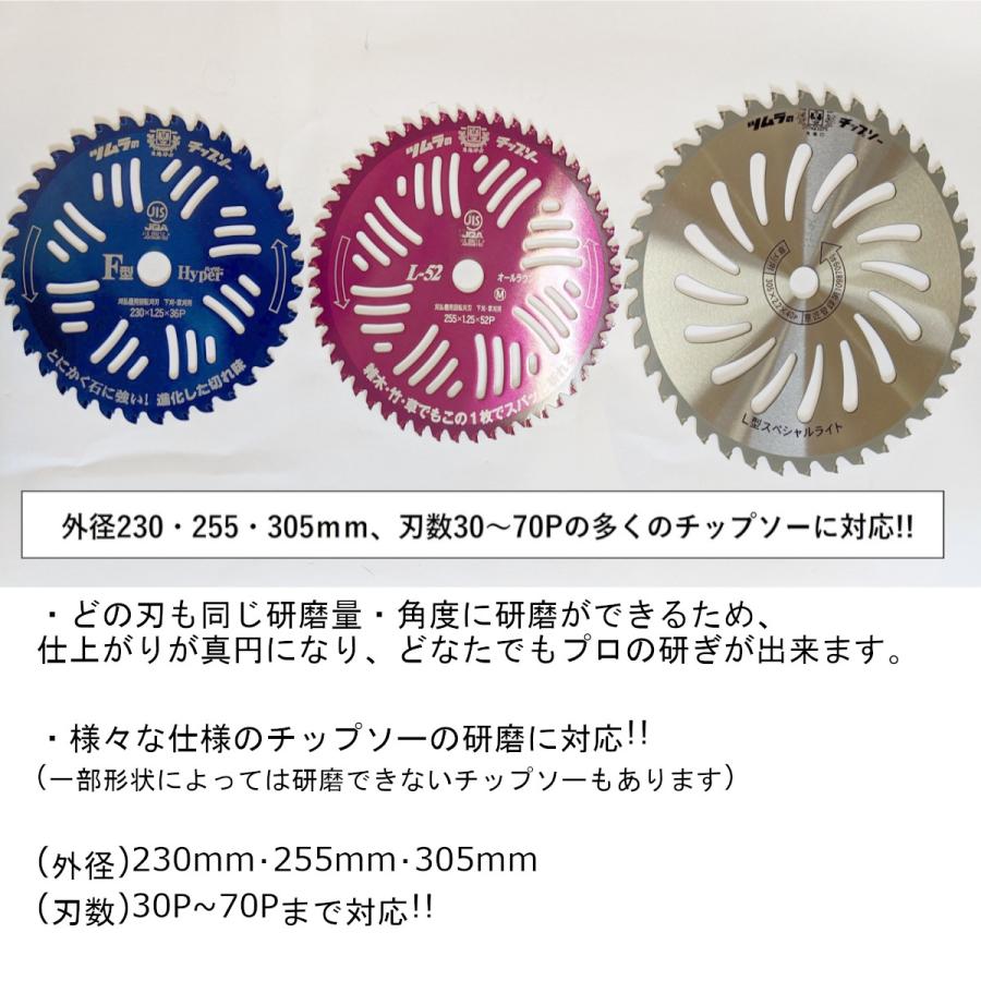 ツムラ(工具) ツムラ ケンちゃん チップソー 研磨機 M801-ML型 電子変速グラインダ MLX-18型 付属 : プランハーベ - 通販 - Yahoo!ショッピング