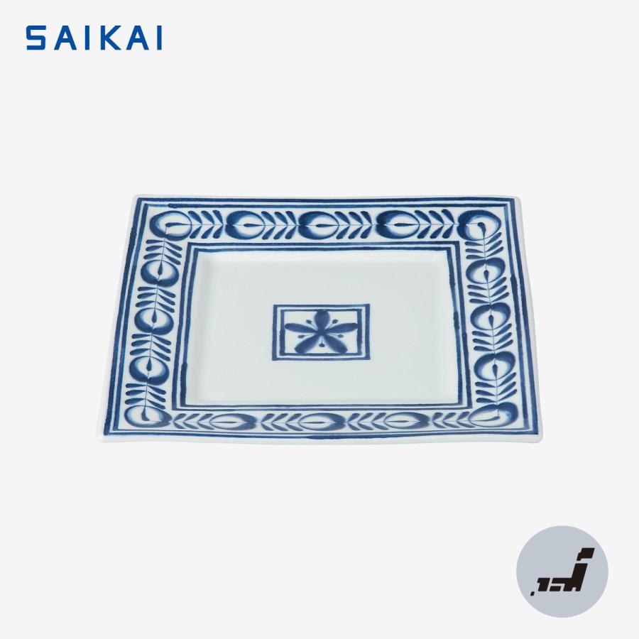 SAIKAI 西海陶器 モダンブルー 角プレート 波佐見焼 波佐見 角皿 お皿 食器 おしゃれ 北欧 シンプル かわいい : ものうりばPlantz - 通販 - Yahoo!ショッピング