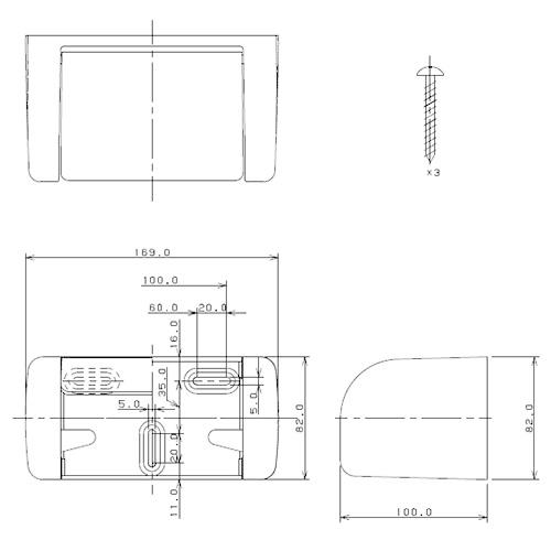 カクダイ KAKUDAI 2045C-EX ワンタッチペーパーホルダー : ものうりばPlantz - 通販 - Yahoo!ショッピング
