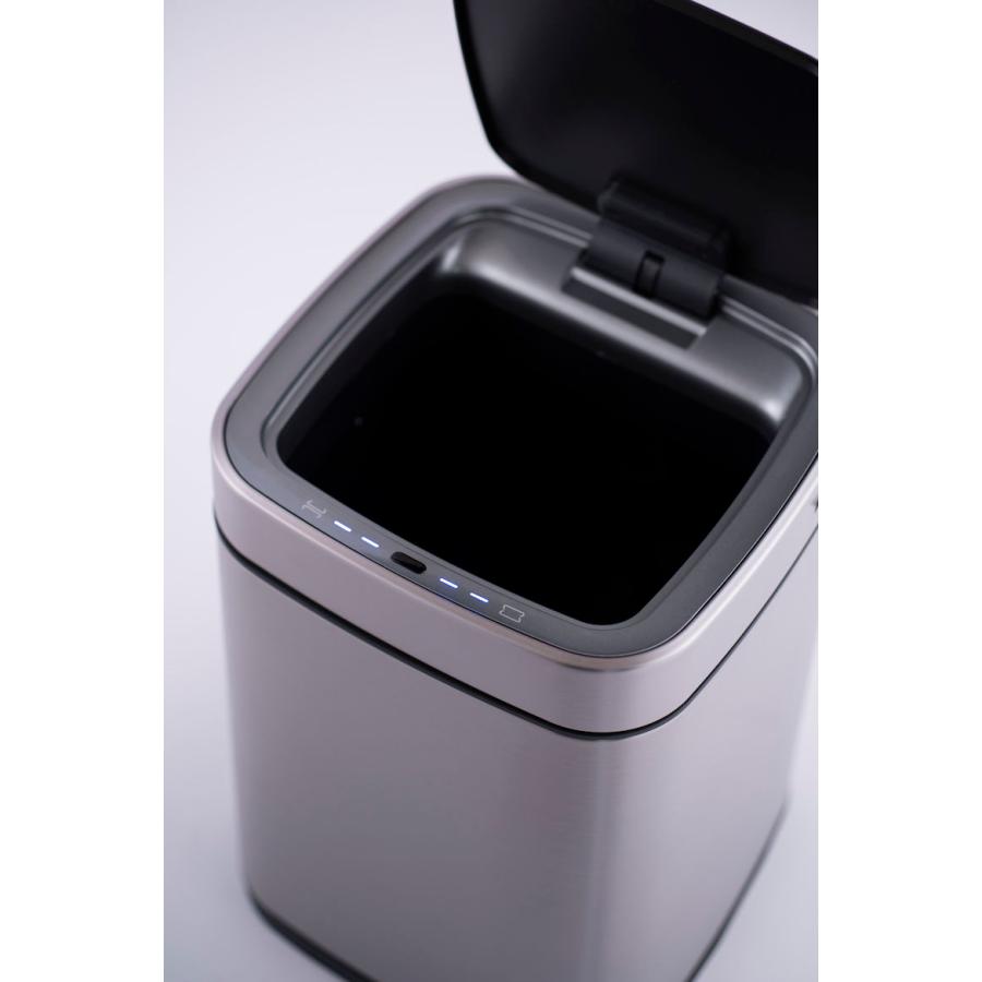 EKO ゴミ箱 エコスマートX 充電式センサービン 6L シルバー : ものうりばPlantz - 通販 - Yahoo!ショッピング