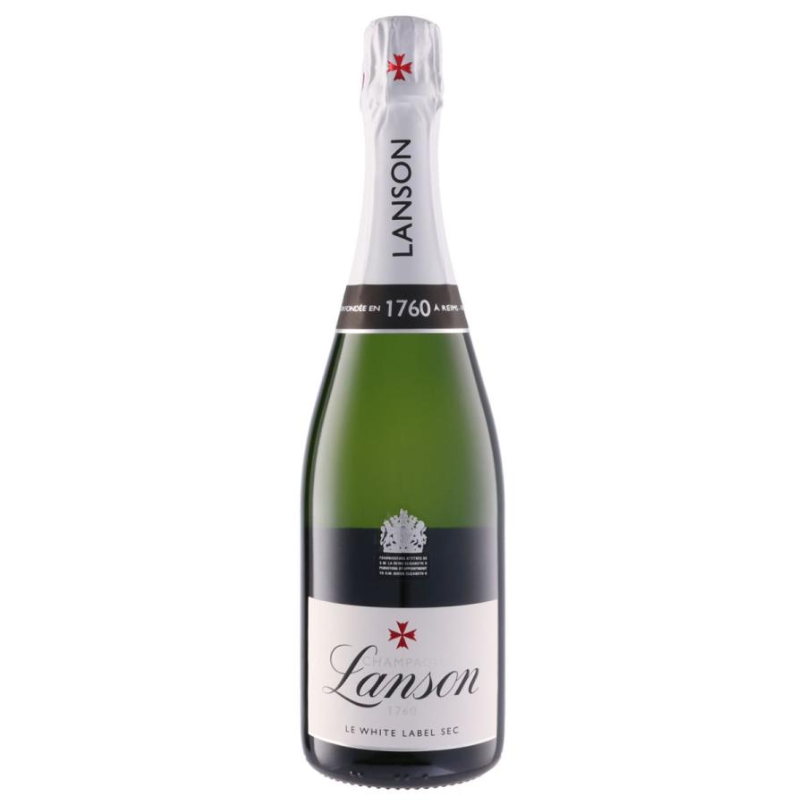 Lanson シャンパン ランソン ホワイト・ラベル セック 750ml NV 送料無料 箱なし スパークリング ワイン Champagne Le White Label Sec : プラット ...