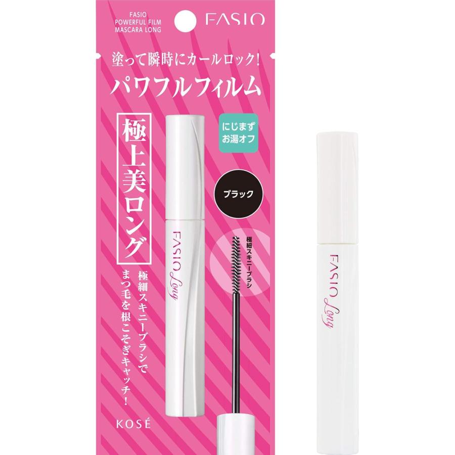 FASIO FASIO(ファシオ) ファシオ パワフルフィルム マスカラ (ロング) BK001 ブラック 5g 無香料 : プラチナエイトYahoo!shop - 通販 - Yahoo!ショッピング