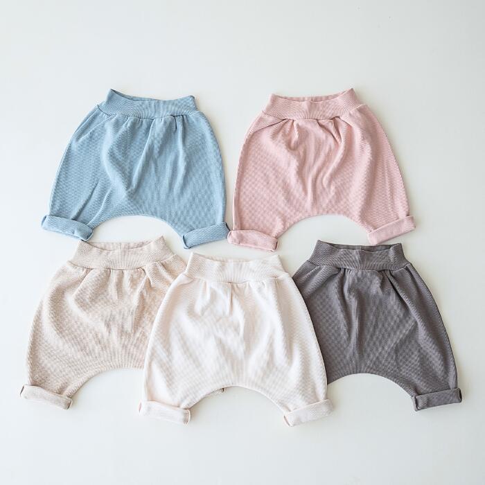 Kufuu（クフウ） ベビー バルーンパンツ オーバーサイズ リブパンツ お揃いヘアバンド kufuu｜ゆったり シルエット くすみカラー ...