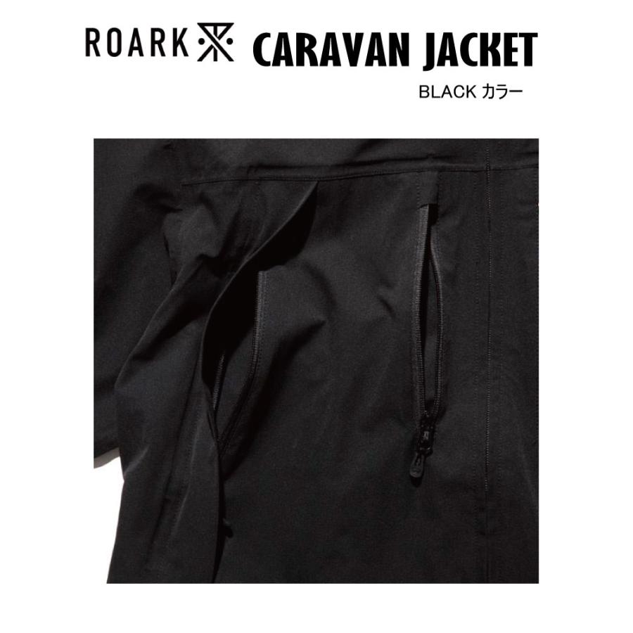 ROARK ロアーク CARAVAN JACKET シェルジャケット 長袖 透湿防水 速乾 ストレッチ サーフィン スケート キャンプ ...