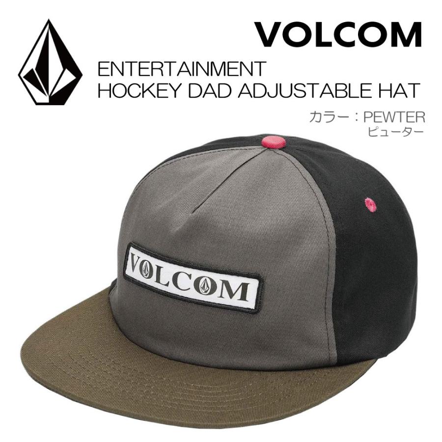 VOLCOM ボルコム ENTERTAINMENT HOCKEY DAD ADJUSTABLE HAT PEWTERカラー キャップ 帽子 ...